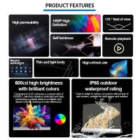 China 55-inch Transparent OLED Advertising TV with Android OS - Commercial Desktop Display for HD Content for sale