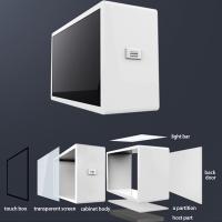 China 3D Hologram Digital Human Touch Screen Advertising Box with 65-inch LCD Transparent Holobox Display Cabinet for sale