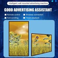 China 32-inch Wall-Mounted Advertising Machine with Full HD LCD Display and Network Player for Digital Signage for sale
