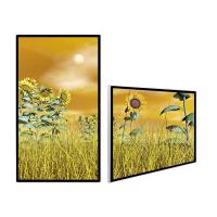 China Ultra Thin Wall Mounted Advertising Screen 19-85 Inch Indoor LCD Digital Display with Animation Video Support for sale