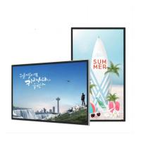 China 43 Inch Ultra-thin Wall Mounted LCD Digital Signage Advertising Display with 990.6x579.8mm Dimensions for sale