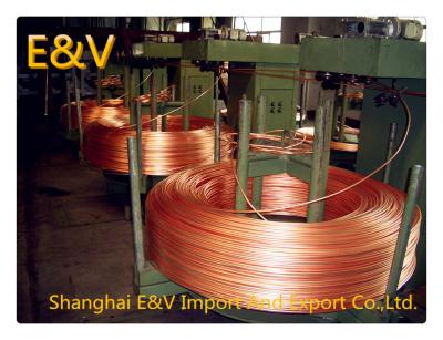 China Oxygen Free Upward CCM 17mm Rod Copper Continuous Casting Machine 5000mt / y for sale