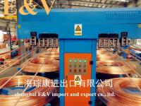 China Low Oxygen 8mm Copper Rod Upward Casting Machine With 7920H Working Hour for sale