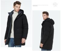 China 67cm-72cm Sleeve Mens Puffer Coat Windproof Mens Long Puffer Coat for sale