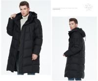 China 101cm-107cm Long Men Winter Jacket 4xl 5xl Mens Long Padded Coat for sale