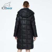 China Length 100cm To 107cm Beige Puffer Coat Womens Puffer Coat With Hood for sale