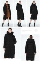 China 108cm Long Black Padded Coat Gray Green Womens Long Down Jacket for sale