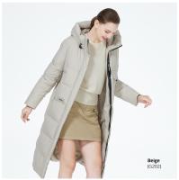 China Fashionable Long Puffer Jacket Women Polyester Puffer Coat Women for sale