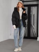 China Oversize Lightweight Puffer Jacket Women Down Filling Down Parka Women for sale