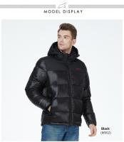 China Size 54 Short Puffer Jacket Hooded Short Puffer Coat Outdoor for sale