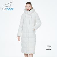 China 115cm Ladies Padded Winter Coats Cotton Black Padded Coat Womens for sale