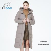 China 115cm Ladies Padded Winter Coats Cotton Black Padded Coat Womens for sale