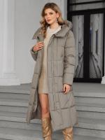 China Washable Ankle Length Down Coat Duvet Extra Long Puffer Coat Womens for sale