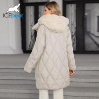 China 89cm 91cm 92cm Mid Length Padded Coat Womens Bio Down Thickened for sale