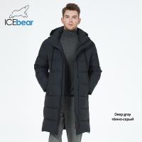 China Man Puffer Knee Length Coats Waterproof Windproof Below Knee Down Coat for sale