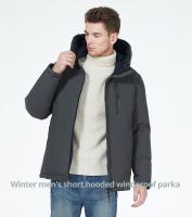 China Dark Light Mens Casual Winter Jackets Two Faced Mens Casual Winter Coat for sale