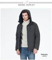 China Dark Light Mens Casual Winter Jackets Two Faced Mens Casual Winter Coat for sale