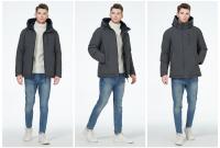 China Dark Light Mens Casual Winter Jackets Two Faced Mens Casual Winter Coat for sale