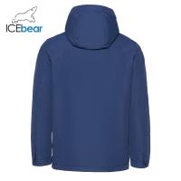 China Polyester Demi Season Coat Dark Blue Warm Windproof Jacket Casual for sale