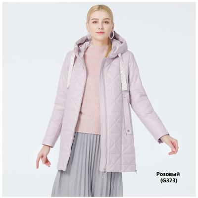 China Beige Pink Aquamarine Demi Season Coat Womens Windproof Winter Coat for sale