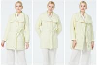China Light Yellow Demi Season Coat S M L XL XXL Light Puffer Coat for sale