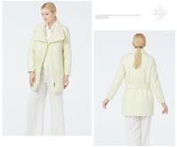 China Light Yellow Demi Season Coat S M L XL XXL Light Puffer Coat for sale