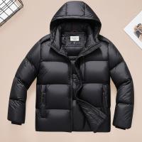 China Winter Mens Down Coat Featuring Zipper Pocket Durable Polyester Outer Fabric Perfect for Cold Weather Outdoor Activities for sale