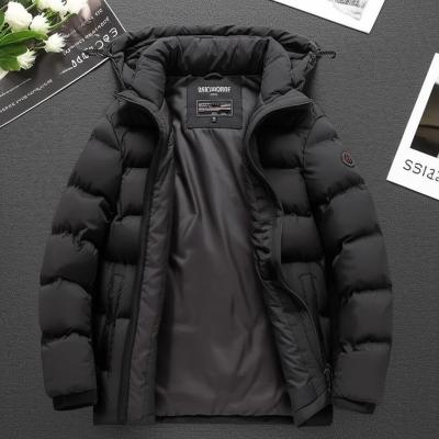 China Windproof Mens Down Coat Casual Style Featuring Polyester Lining Fabric And Waterproof Material Perfect For Cold Seasons for sale