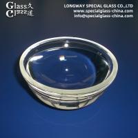 China Polishing Borosilicate Glass Industrial Light Lenses For Cob Led Glass Lens for sale
