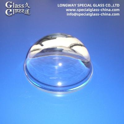China Polishing Borosilicate Glass Industrial Light Lenses For Cob Led Glass Lens for sale