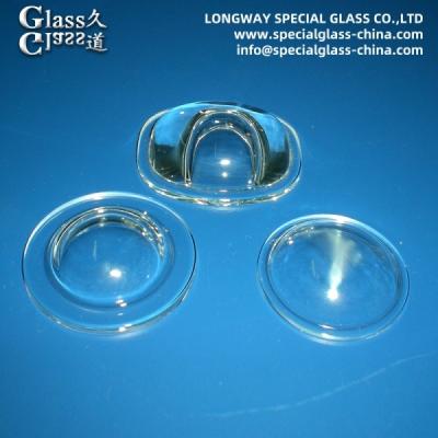 China Polishing Borosilicate Glass Cover Lenses For Tunnel Lamp Lens for sale
