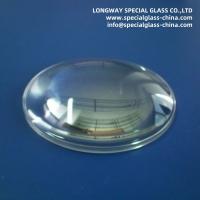 China Customized Optical Pyrex Borosilicate Glass Lenses For Flashlight Lens for sale