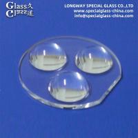 China Resisting Hight Temperature Shock Glass Led Lenses From Borosilicate Glass for sale