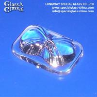 China Customized Optical Borosilicate Glass Diffusing Led cover Lenses For Led Light Lens for sale