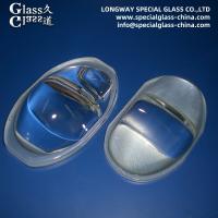 China Resisting High Temperature Cob Led Glass Lenses From Borosilicate Glass 3.3 for sale