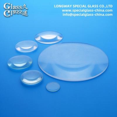China Bk-7 B270 Optical Glass Plano Convex Lenses For Magnifier Lens for sale