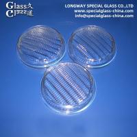 China Molded borosilicate glass cover lenses for headlight lamp lens for sale