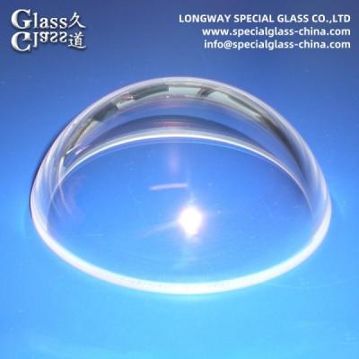 China Bk7 Fused Silica Optical Dome Lens For Underwater Photography for sale
