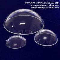 China BK7 Glass Optical Dome Lens For Surveillance Cameras And Underwater Photography for sale