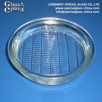 China Molded Borosilicate Glass Lamp Cover Lens For Swimming Pool Light lens for sale