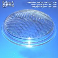 China Pressed Outdoor Light Glass Lamp Cover From Borosilicate Glass for sale
