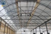 China Plastic PO Film Multi Span Greenhouse For Strawberry Galvanized Steel Frame for sale