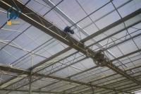 China High Pressure Fogging Misting Multi Span Greenhouse Cooling System for Seedling Nursery and Tropical Crops for sale
