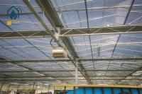 China All Season Commercial Multi Span Greenhouse with Supplemental LED Grow Light Integration... for sale