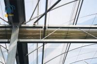 China Dual Internal and External Shading Multi Span Greenhouse for Light Sensitive Crops... for sale