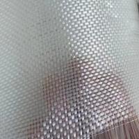China White Fiberglass Cloth Roll 50m 0.2mm UL94-V0 Fiberglass Textile for sale