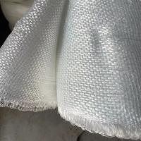 China UL94-V0 White Plain Woven Fiberglass Cloth Roll 50m for sale