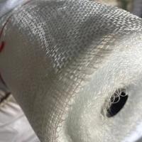 China 50m 0.2mm Reinforced Fiberglass Cloth Roll White Plain Woven for sale