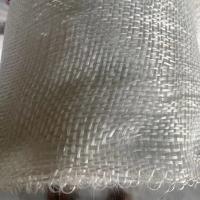 China 50m 0.2mm Reinforced Fiberglass Cloth Roll White Plain Woven for sale