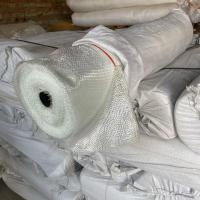 China 50m 0.2mm Reinforced Fiberglass Cloth Roll White Plain Woven for sale